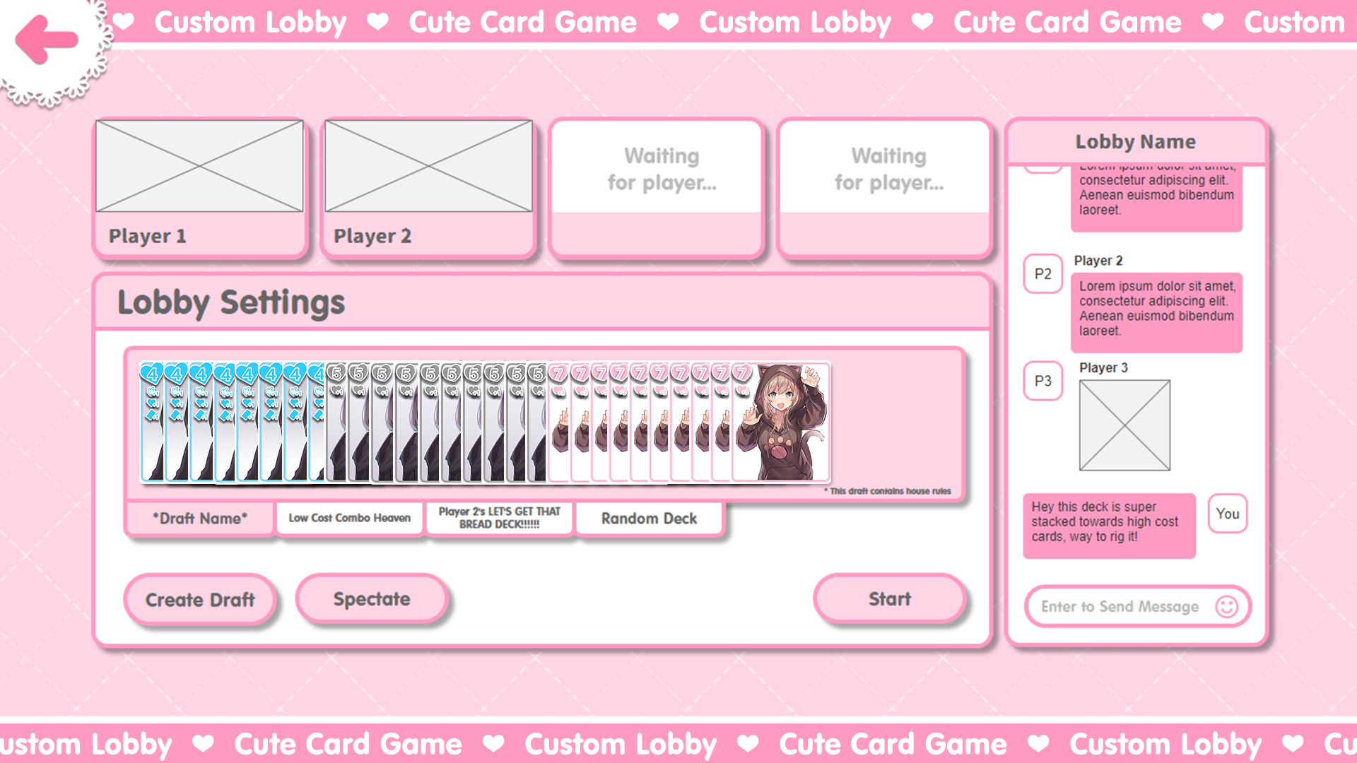Cute Card Game – Kei Yamamoto
